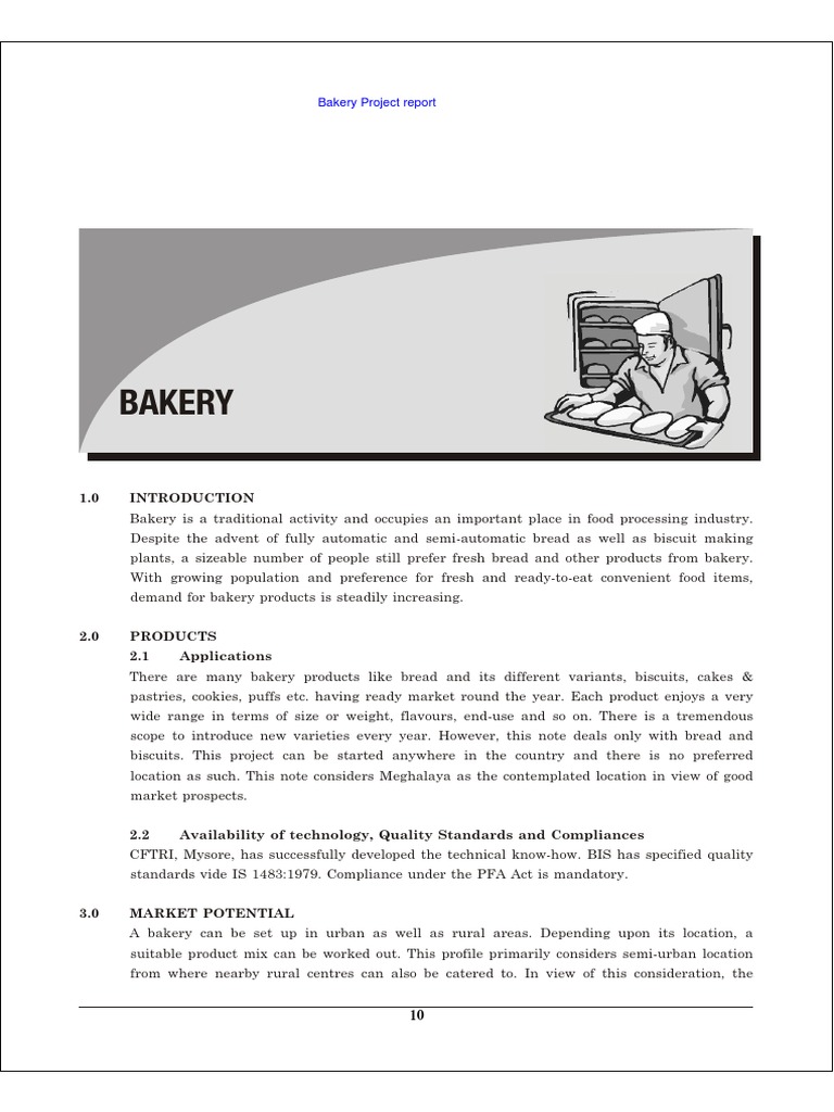 Bakery Project report | Dough | Breads