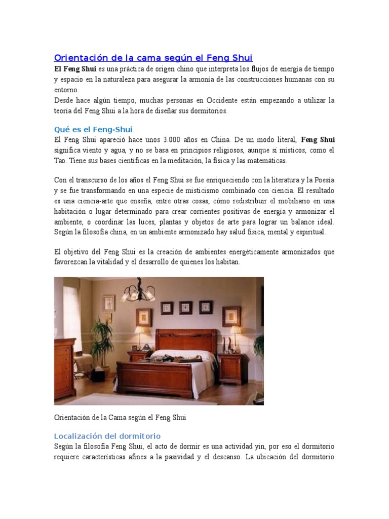 Feng Shui en Tu Habitación | PDF | Feng Shui | Science
