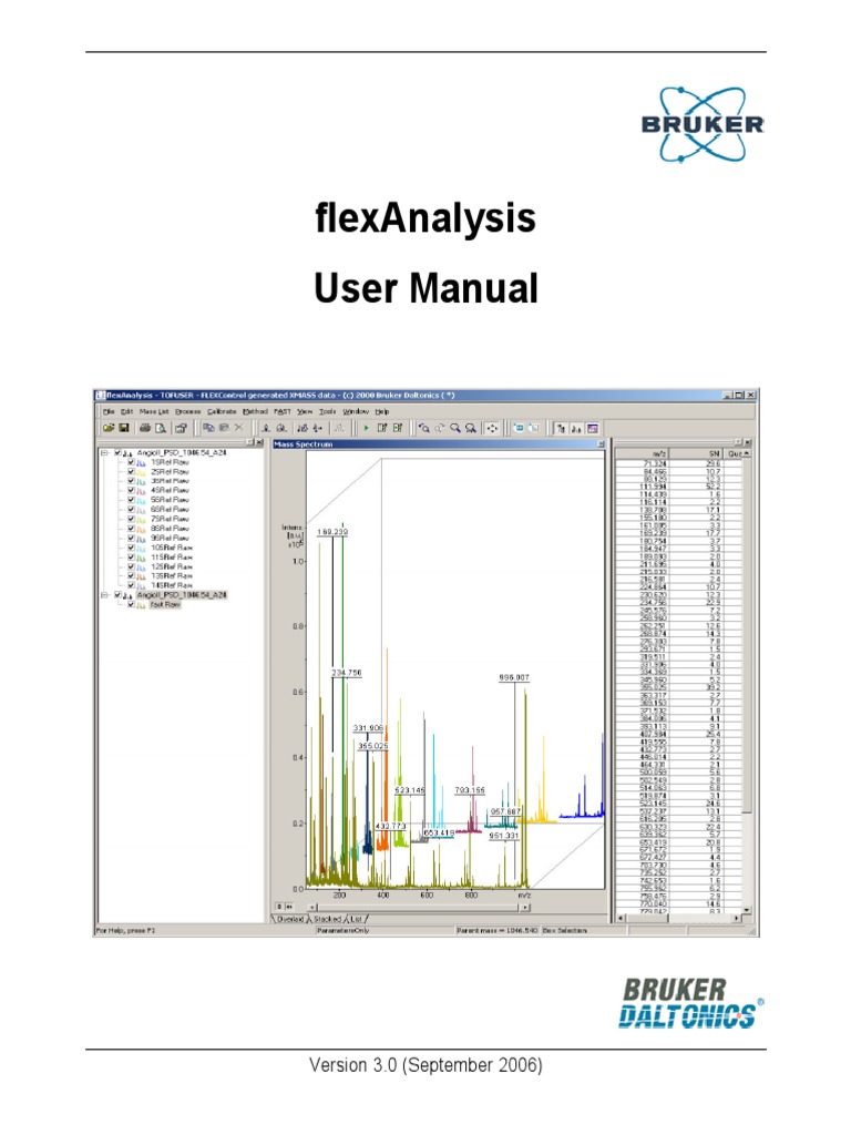 Flexanalysis User Manual: Version 3.0 (September 2006) | PDF | Menu ...