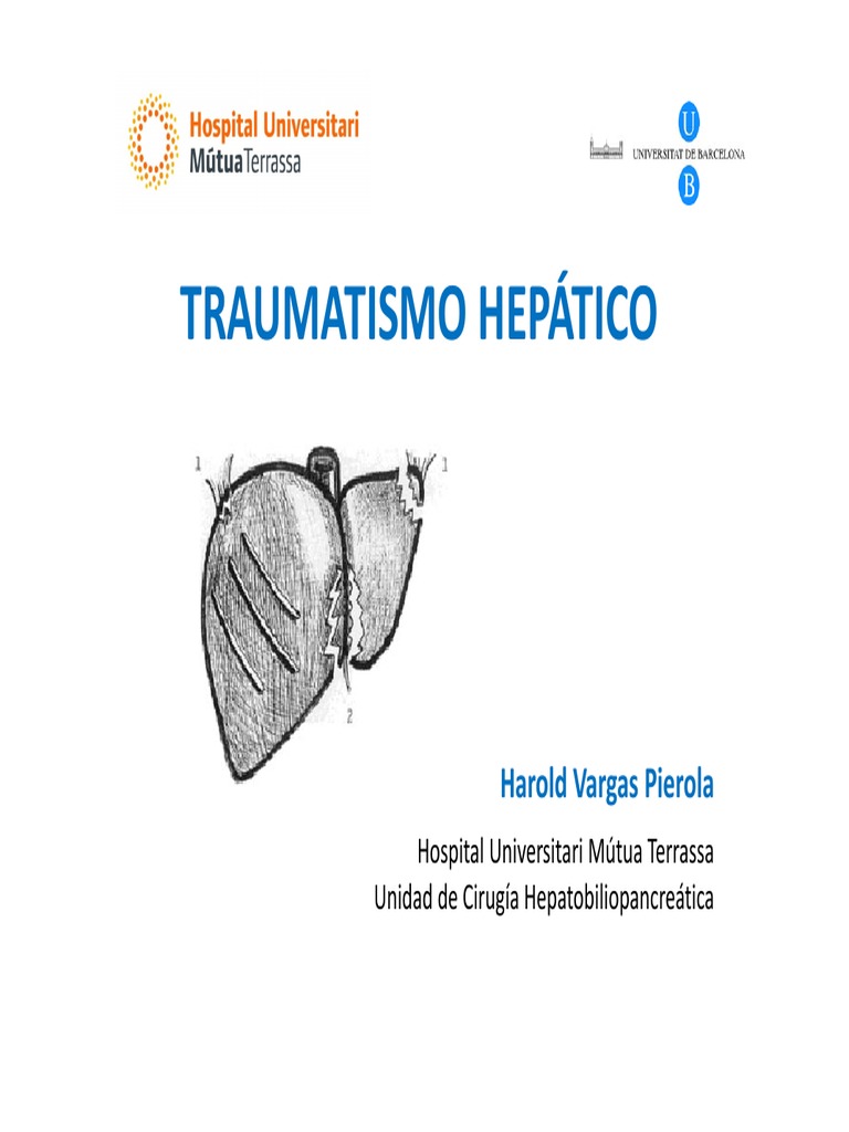 Trauma Hepatico | PDF | Traumatologia | Ciencias de la Salud
