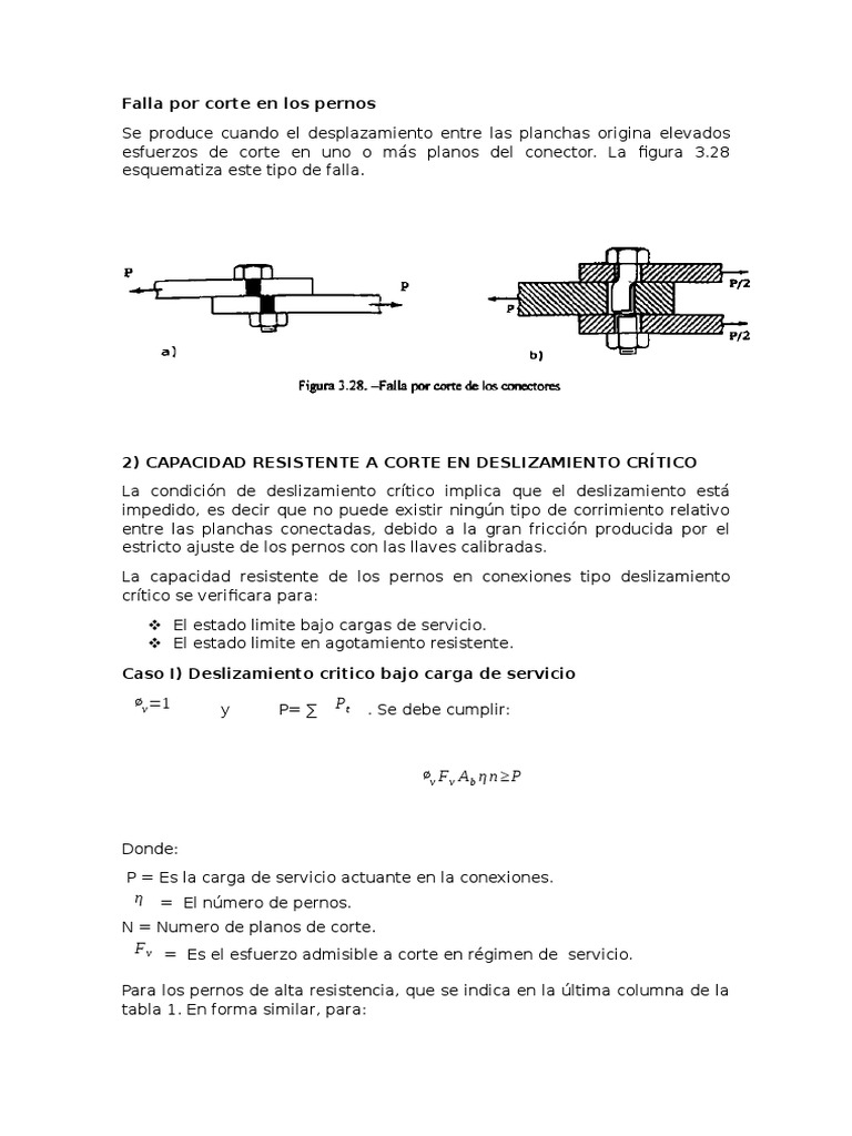 EEEE Falla Por Corte en Los Pernos | PDF | Falla (geología ...