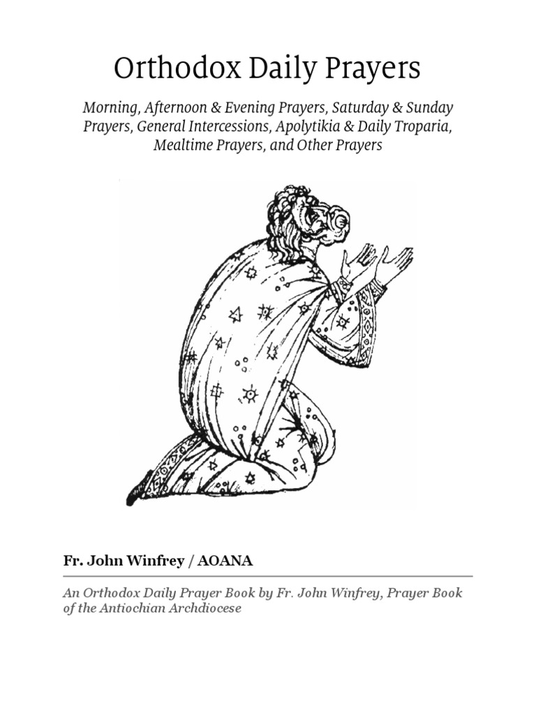 Orthodox Daily Prayers | Religious Behaviour And Experience | Religious ...