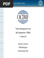Tanker Management and Self Assessment (Tmsa) Program | PDF | Risk | Audit