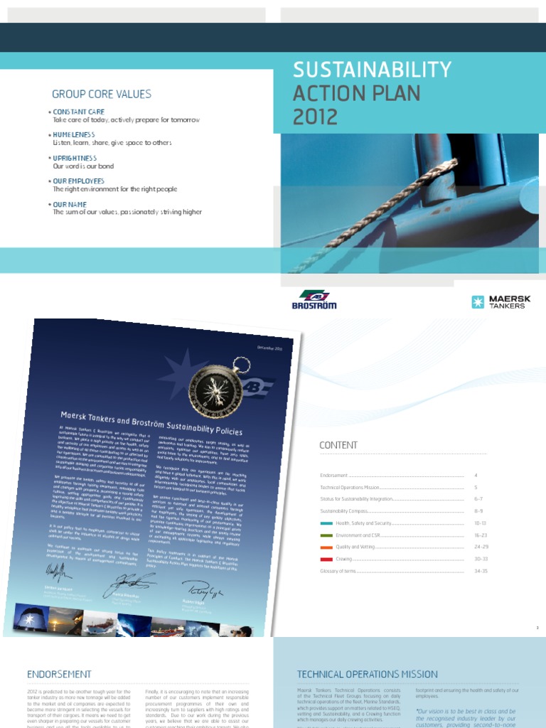 Sustainability Action Plan 2012 | PDF | Corporate Social Responsibility ...