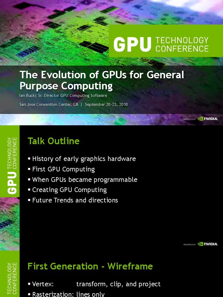 The Evolution of Gpus For General Purpose Computing | PDF | Graphics ...