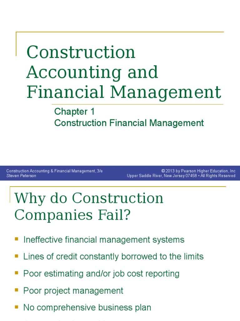 Construction Accounting and Financial Management | PDF | Profit ...