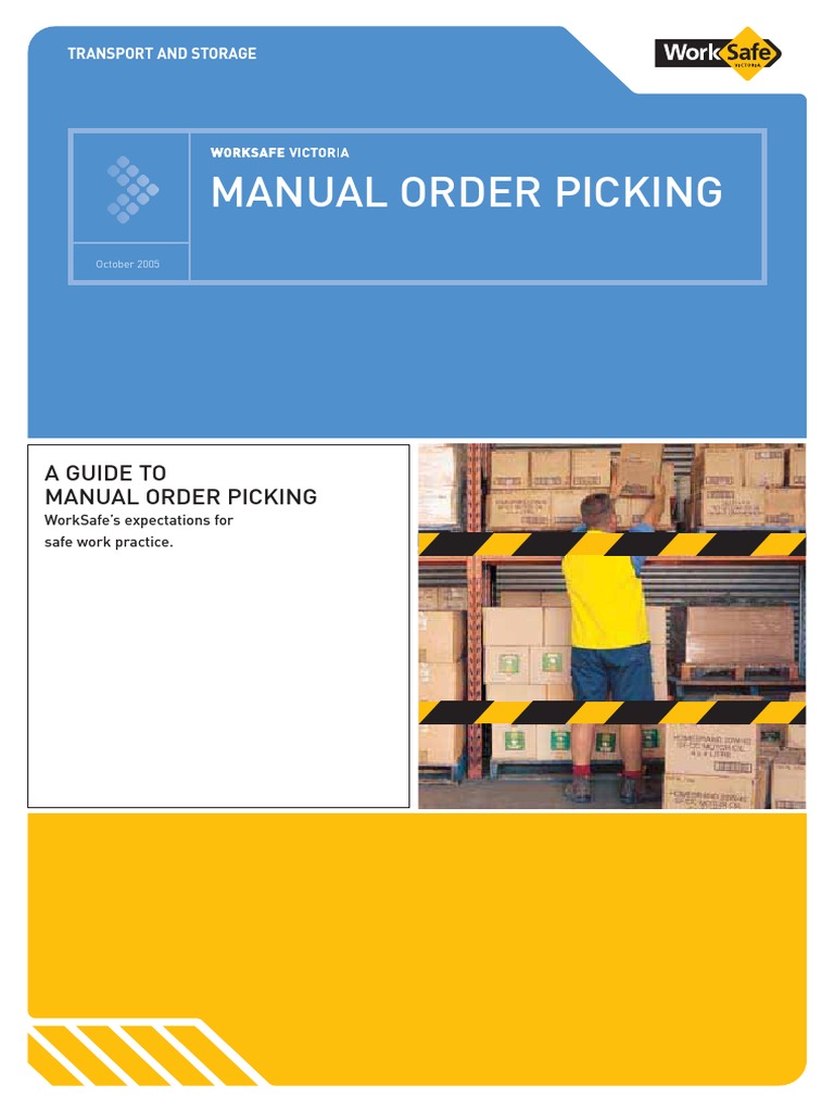 Manual Order Picking | PDF | Pallet | Forklift