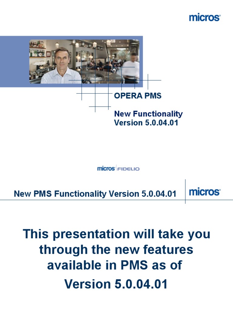 New Features in OPERA PMS 5.0.04.01 | PDF | Cheque | Subroutine