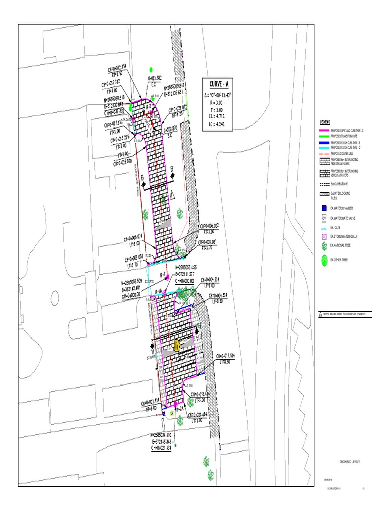 Proposal Layout NEW ROAD (Rev.01) - Layout1 | PDF