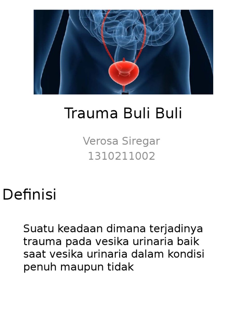 Trauma Buli Buli | PDF