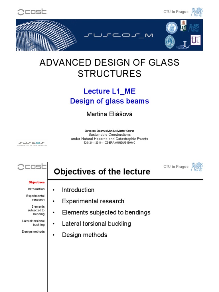 Glass Structures | PDF | Buckling | Bending