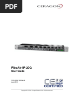 Ceragon Ip 20 Manual | PDF | Ethernet | Network Topology