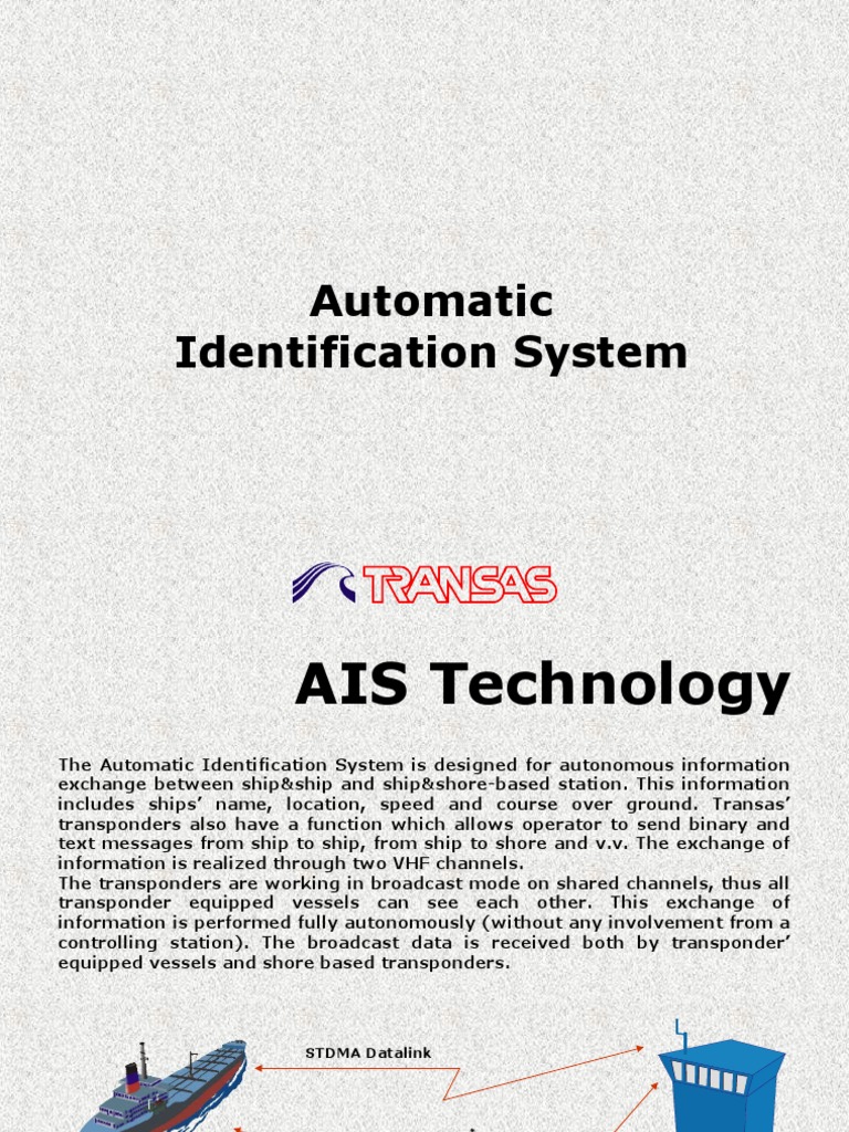 AIS Technology for Ship Communication | PDF