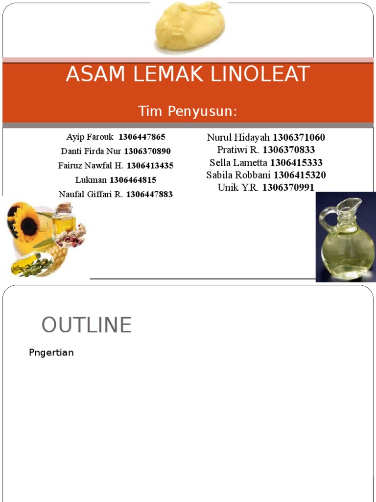 Fungsi dan Struktur Asam Linoleat | PDF