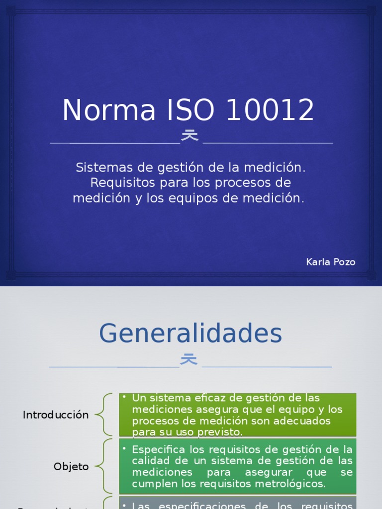 Norma ISO 10012