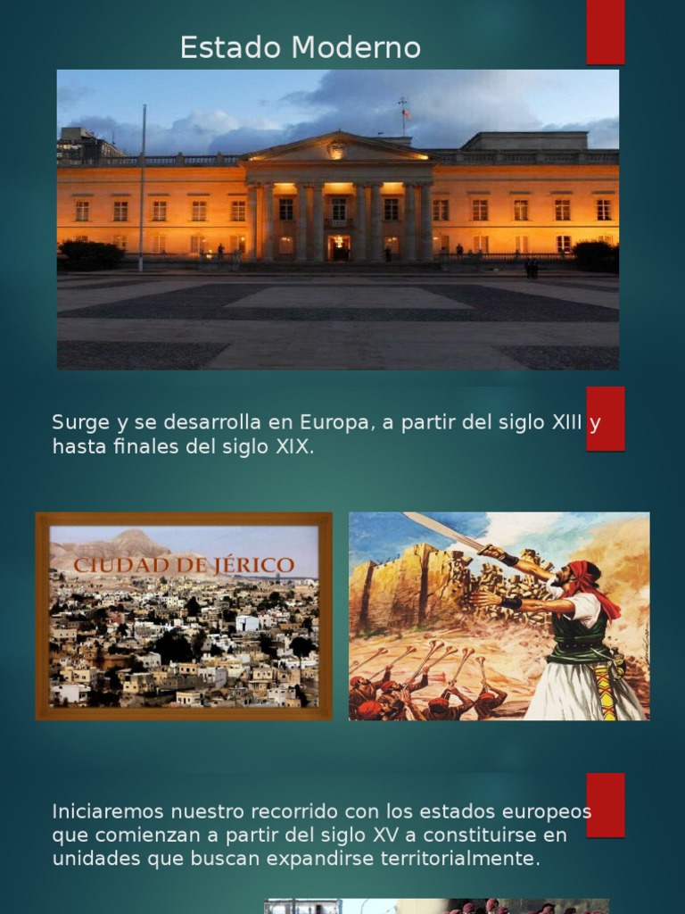 Estado Moderno Diapositiva Historia y Desarrollo Clain | PDF ...