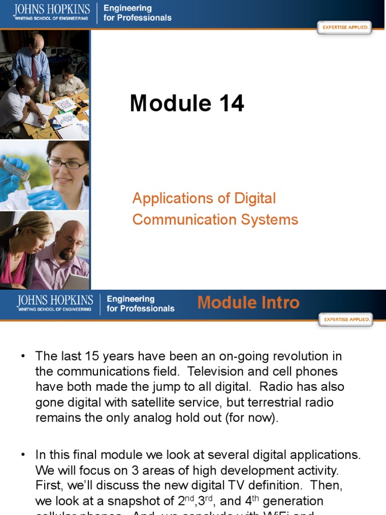 Applications of Digital Communication Systems | PDF | Ieee 802.11 | Radio
