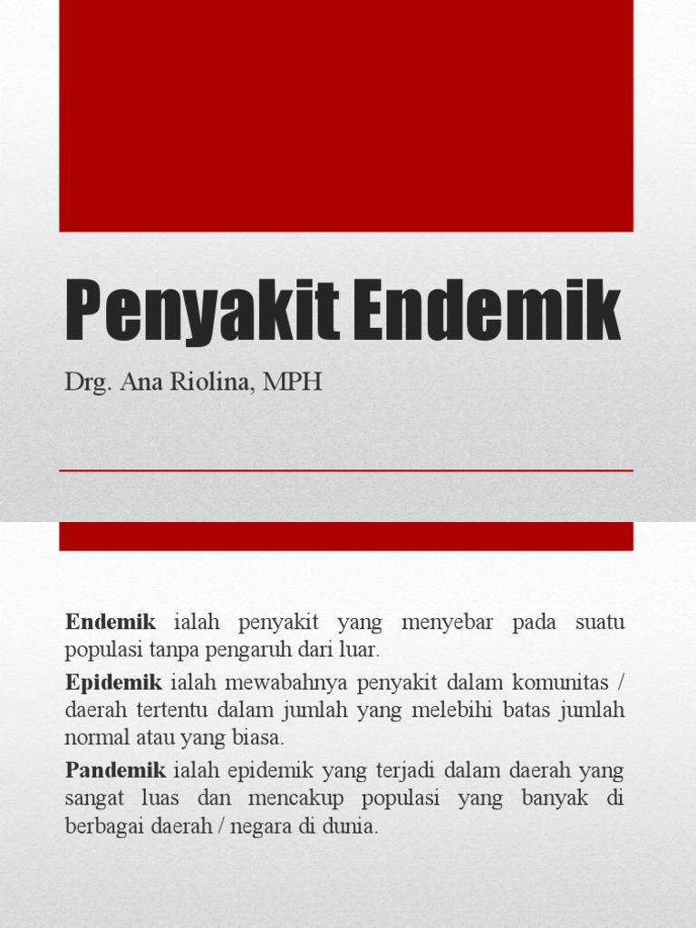 Penyakit Endemik - Perumperindo.co.id
