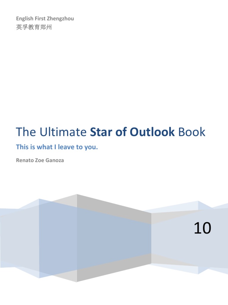 The Ultimate Outlook Book | PDF | Question | English As A Second Or ...