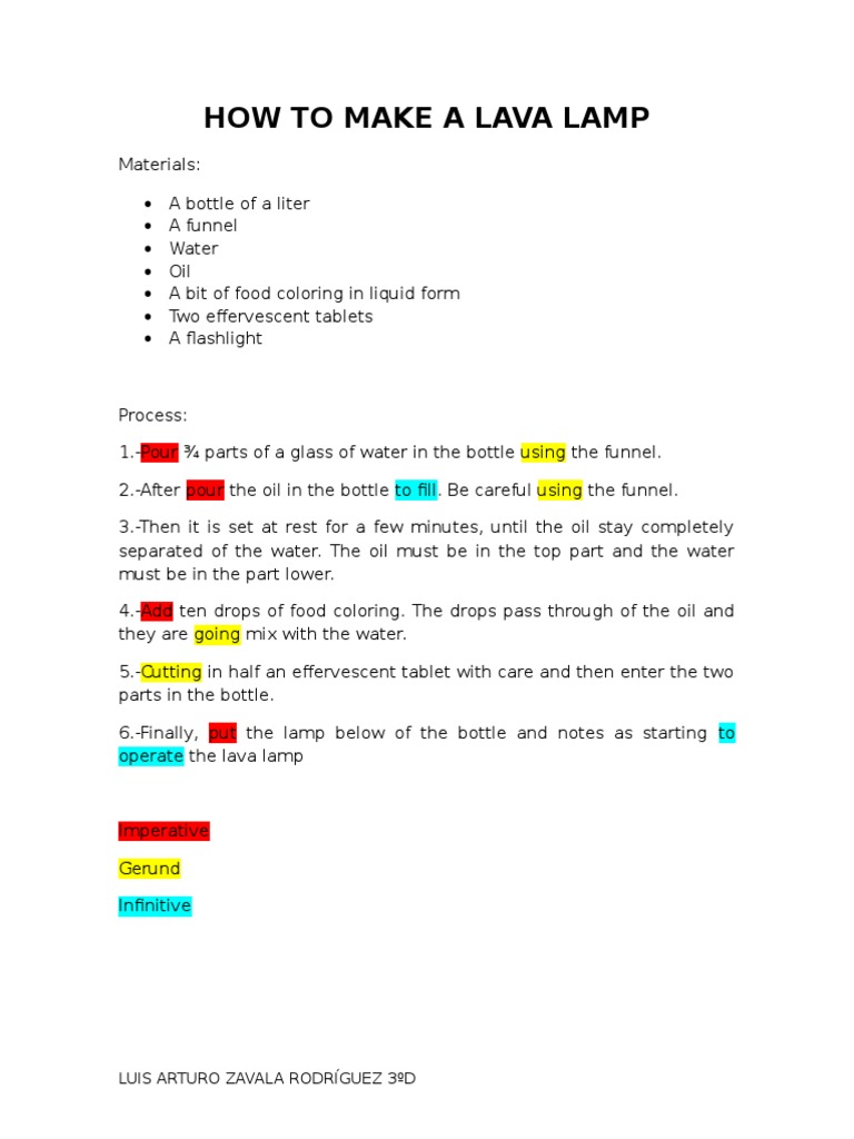 Writing An Experiment | PDF