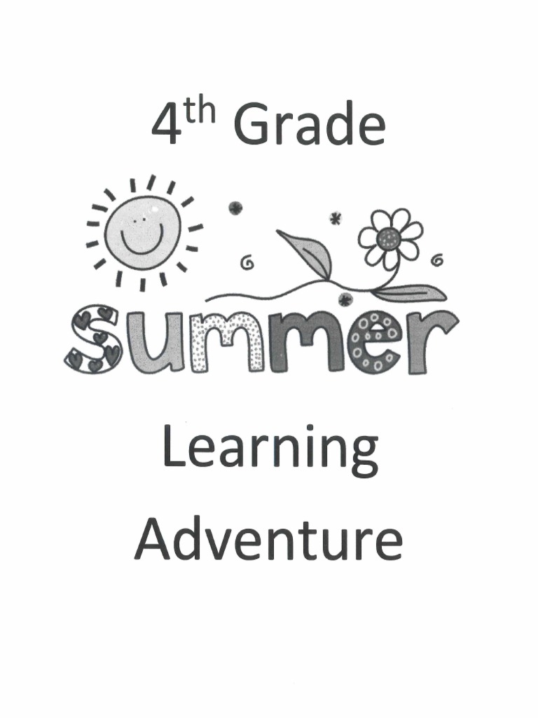 4th Grade Summer Packet | PDF