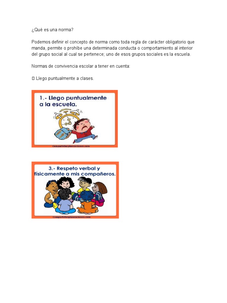 Qué Es Una Norma - Odt | PDF