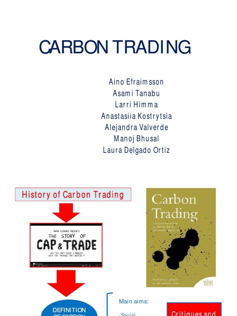History of Carbon Trading Overview | PDF | Emissions Trading | Kyoto ...