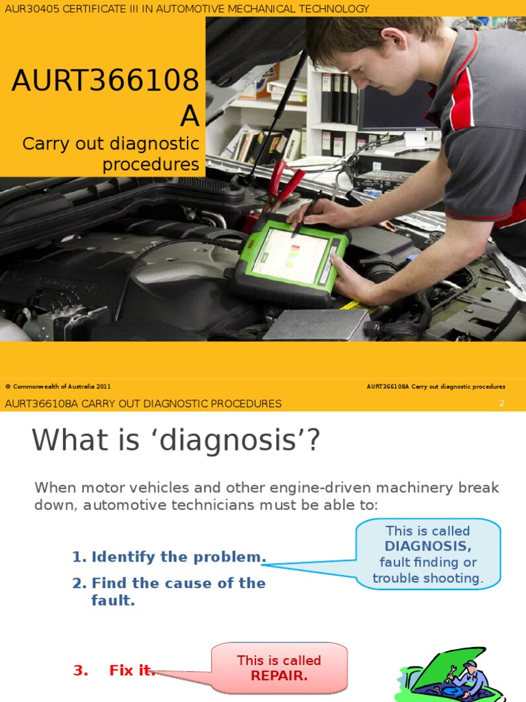 Diagnostic Procedure and Scan Tool | PDF | Machines | Engines