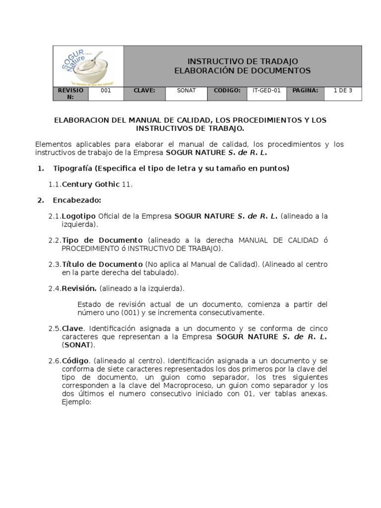 Formato Manual de Calidad | PDF | Calidad (comercial) | Science