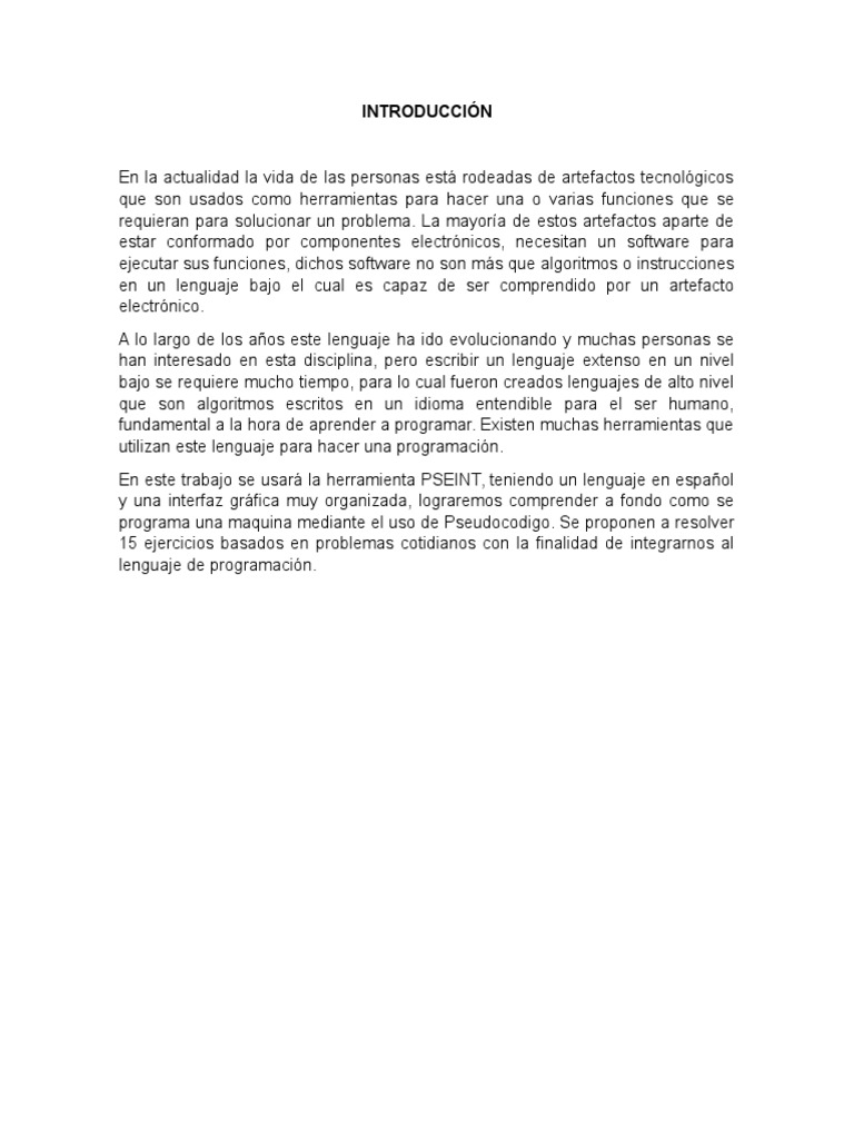 Algoritmos Pseint Descargar Gratis Pdf Lenguaje De Programación Algoritmos