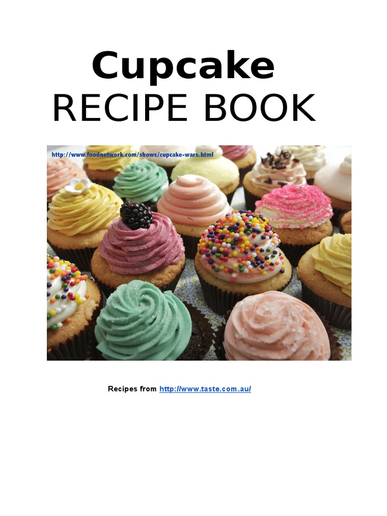 Cupcake Recipe Book | PDF | Cupcake | Muffin