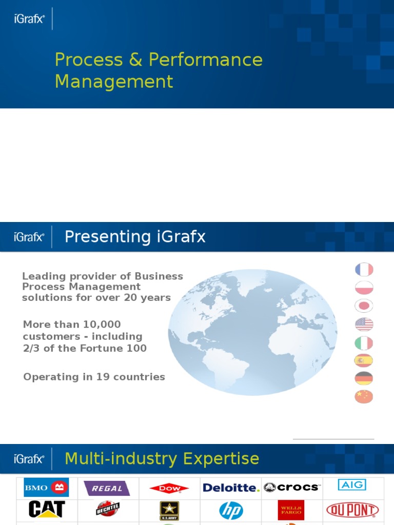 Igrafx Process & PerformanceManagement | PDF | Business Process ...