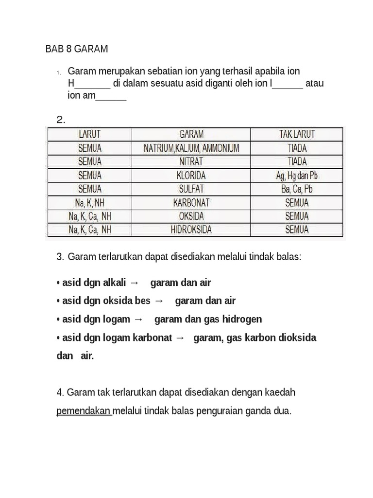 Bab 8 Garam Nota | PDF