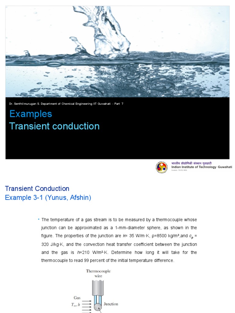 Lect - 7 Examples Transient Conduction (Only Questions) | PDF | Heat ...