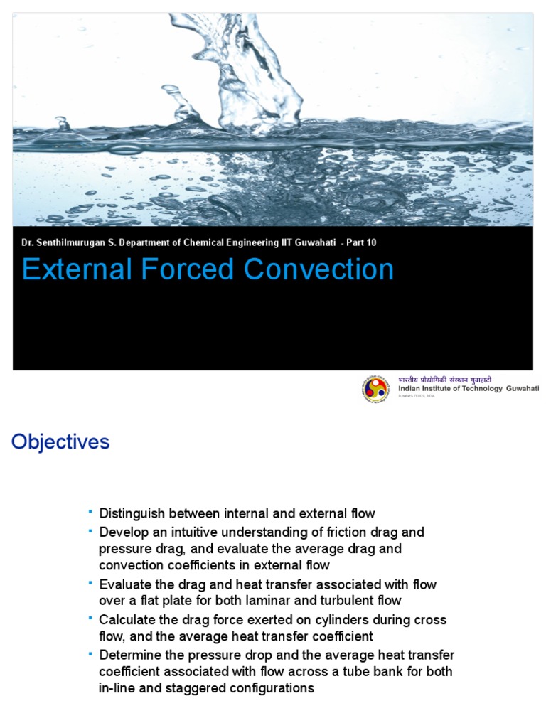 Lect - 10 External Forced Convection | PDF | Boundary Layer | Fluid Dynamics
