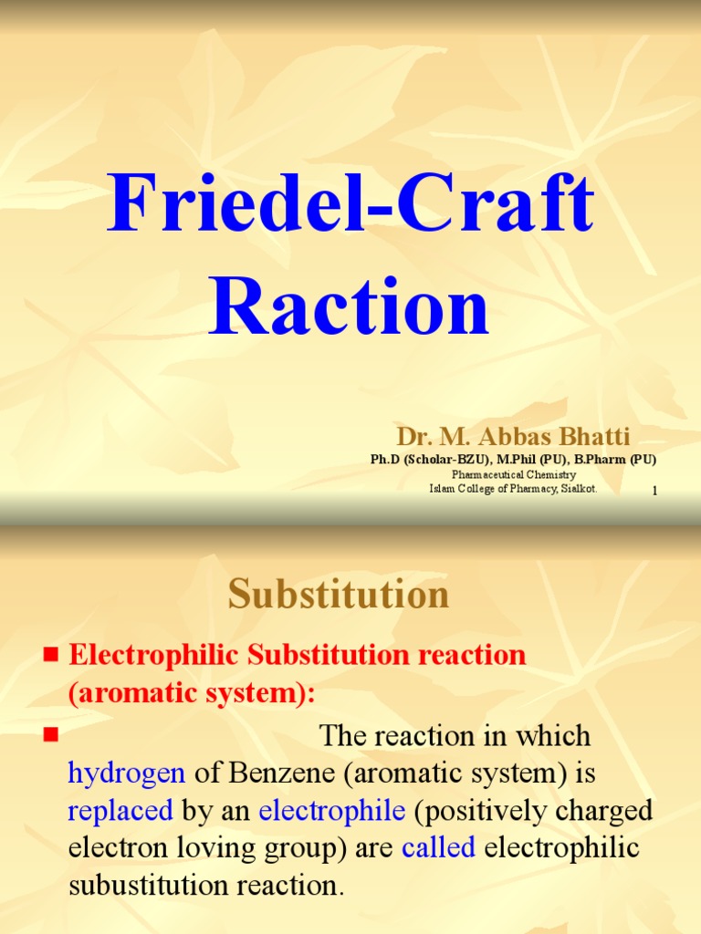 Friedel-Crafts Reaction Overview | PDF | Organic Chemistry | Chemistry