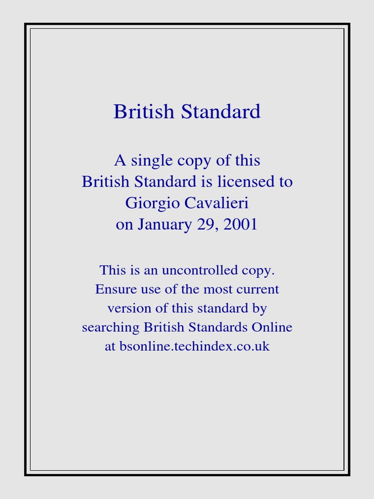 BS 4-1 1993 PDF | PDF | Business