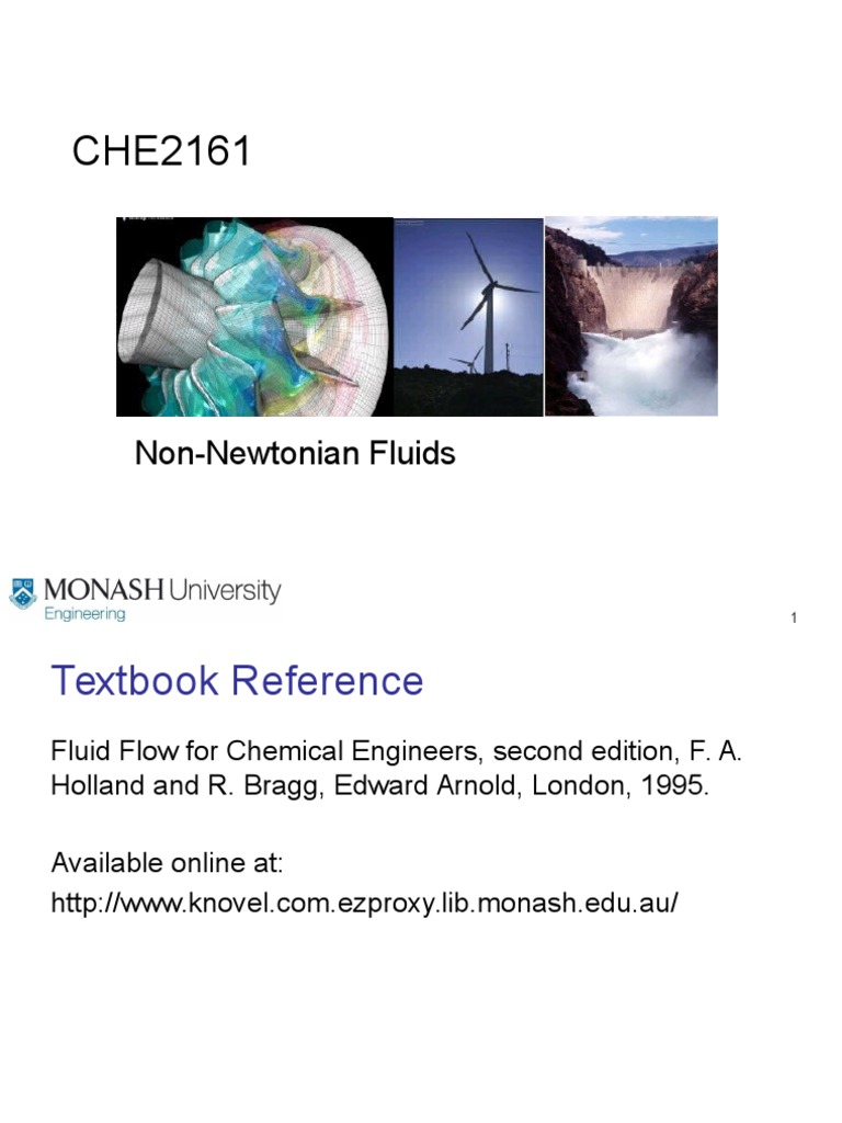 10 - Non-Newtonian Fluids - Lecture 2 | PDF | Shear Stress | Fluid Dynamics