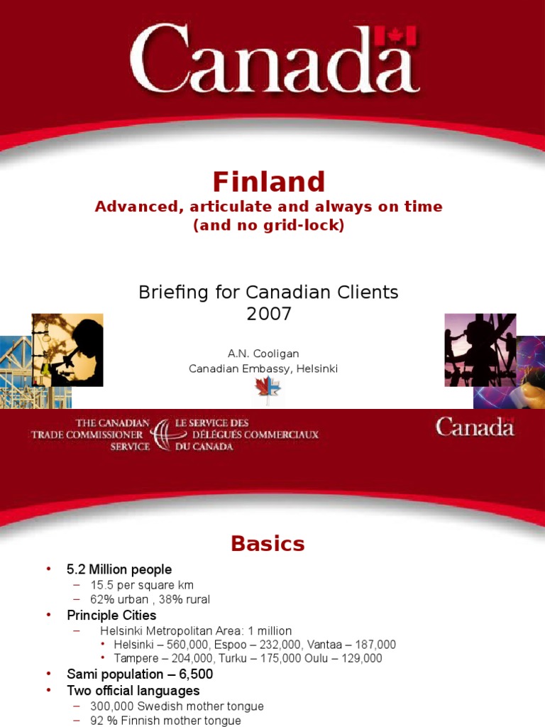 Canadian Business in Finland | PDF | Finland | Helsinki