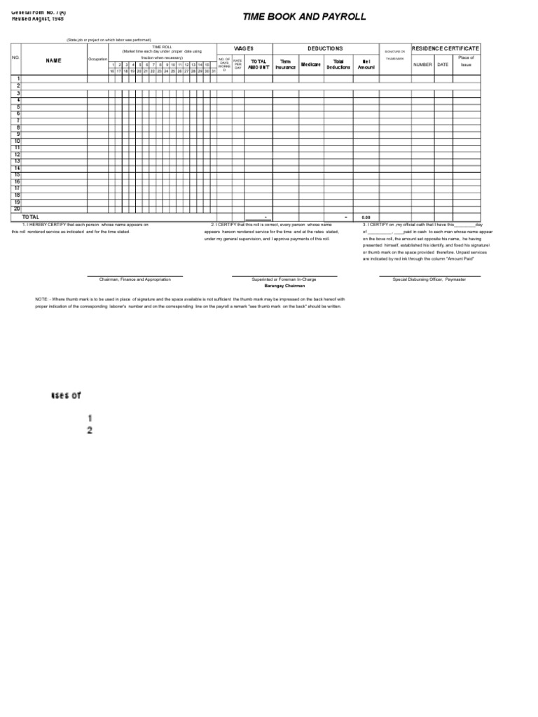 TimeBook Payroll | PDF | Payroll | Service Industries