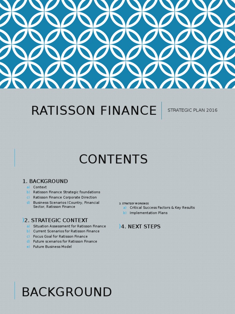 MICRO Finance Strategic Plan | PDF | Regulatory Compliance | Microfinance
