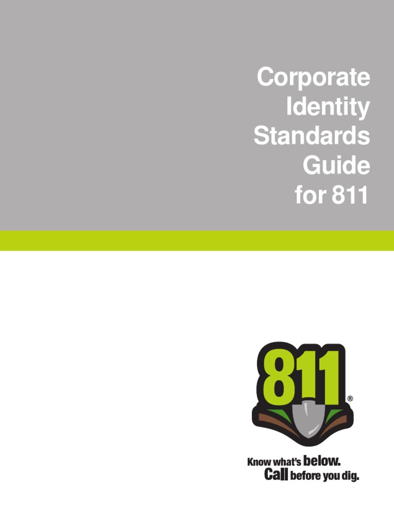 811 Logo Standards Final | PDF | Logos | Grey
