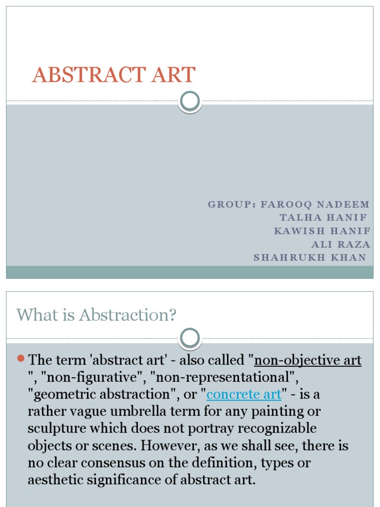 Abstract Art | PDF | Abstract Art | Museology