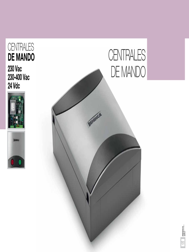 Manual Beninca PDF | PDF | Electrónica | Electromagnetismo