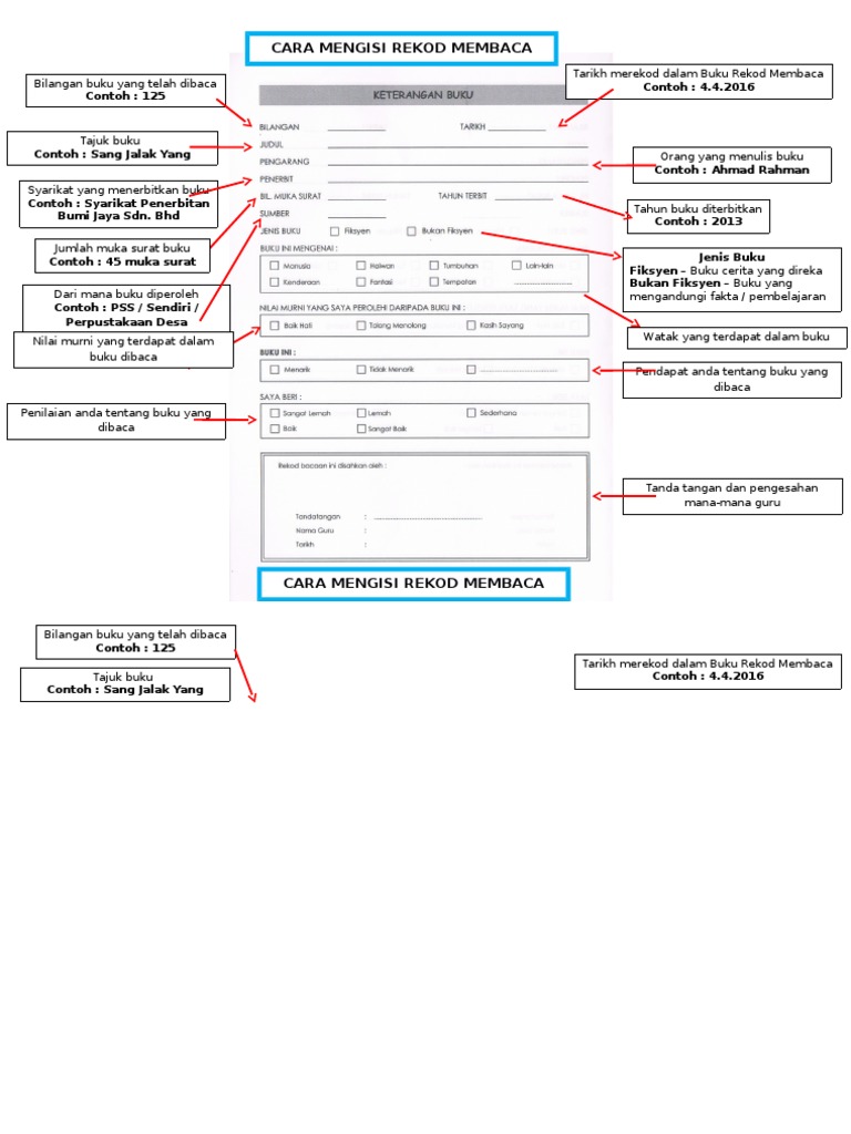 Cara Mengisi Buku Nilam Pdf