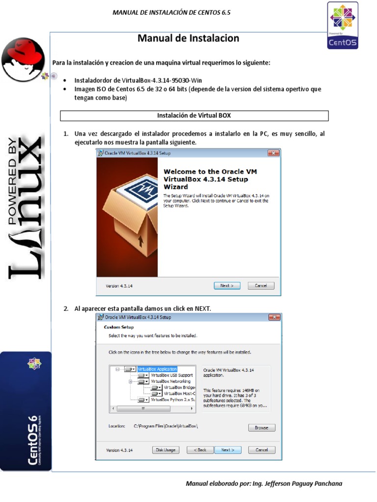 Manual de Instalación de Virtual Box y Centos 6.5 | Virtualización ...