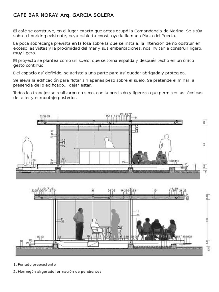Café Bar Noray: Diseño Ligero y Moderno | PDF | Arte