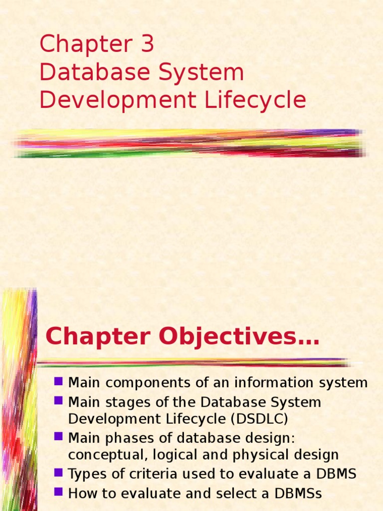Chapter3 DSDLC | PDF | Database Design | Conceptual Model