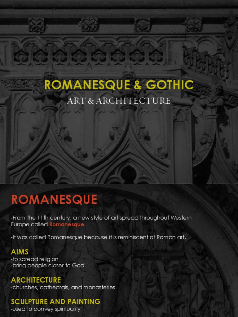 Romanesque vs. Gothic Architecture | PDF | Social Science | Art