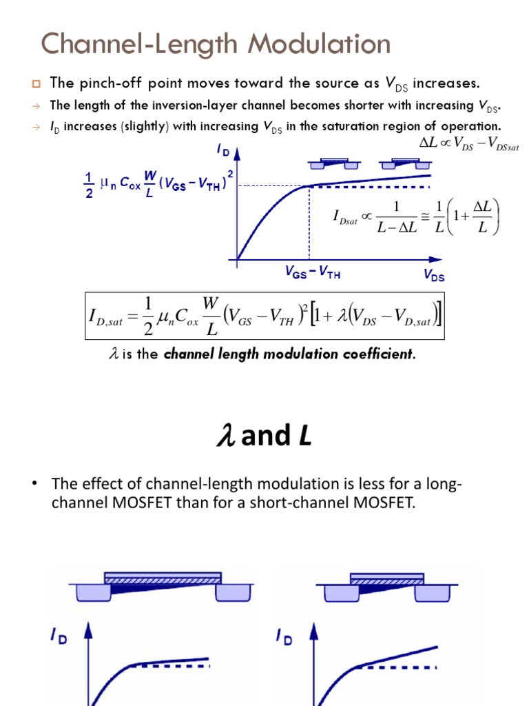 VLSI-5 Short Channel Effects PDF | PDF | Field Effect Transistor | Mosfet
